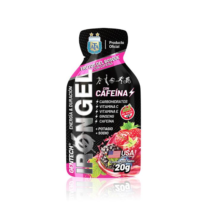 Gel Energético Iron Gel AFA con Cafeína Gentech